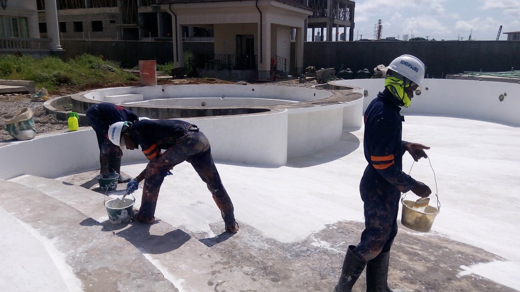 Zhongtian Construction Company, Waterproofing of Water Fountain and ...